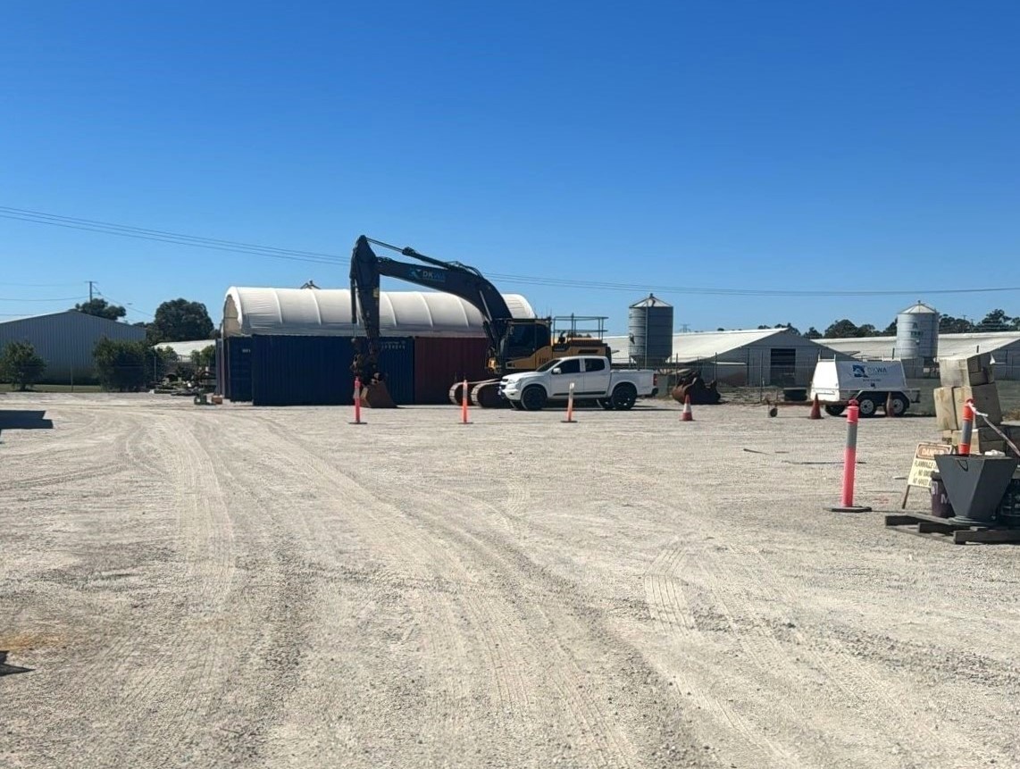 Hardstand & Storage Space | EX Electrical & Rentals